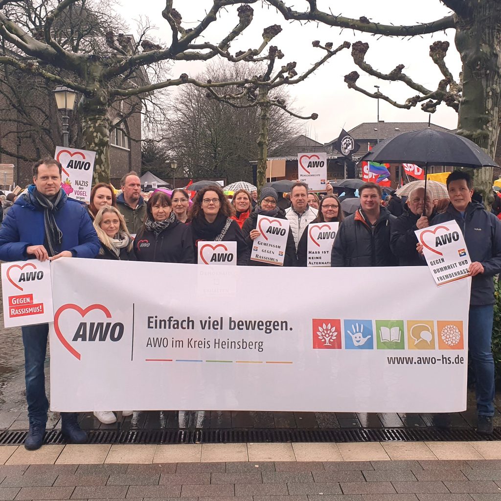 AWO im Kreis Heinsberg demonstriert gegen Rechtsextremismus | AWO ...